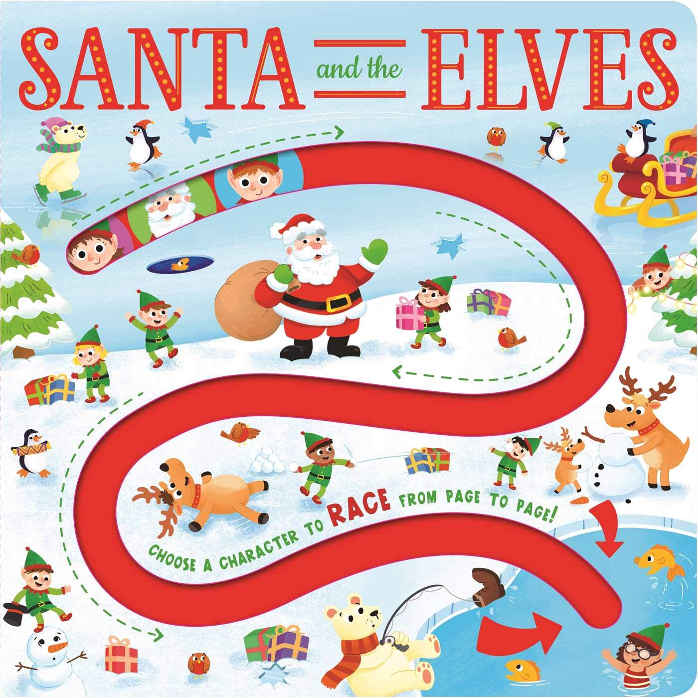Santa and the Elves Maze Board: Maze Book for Kids – Book Mart W.L.L