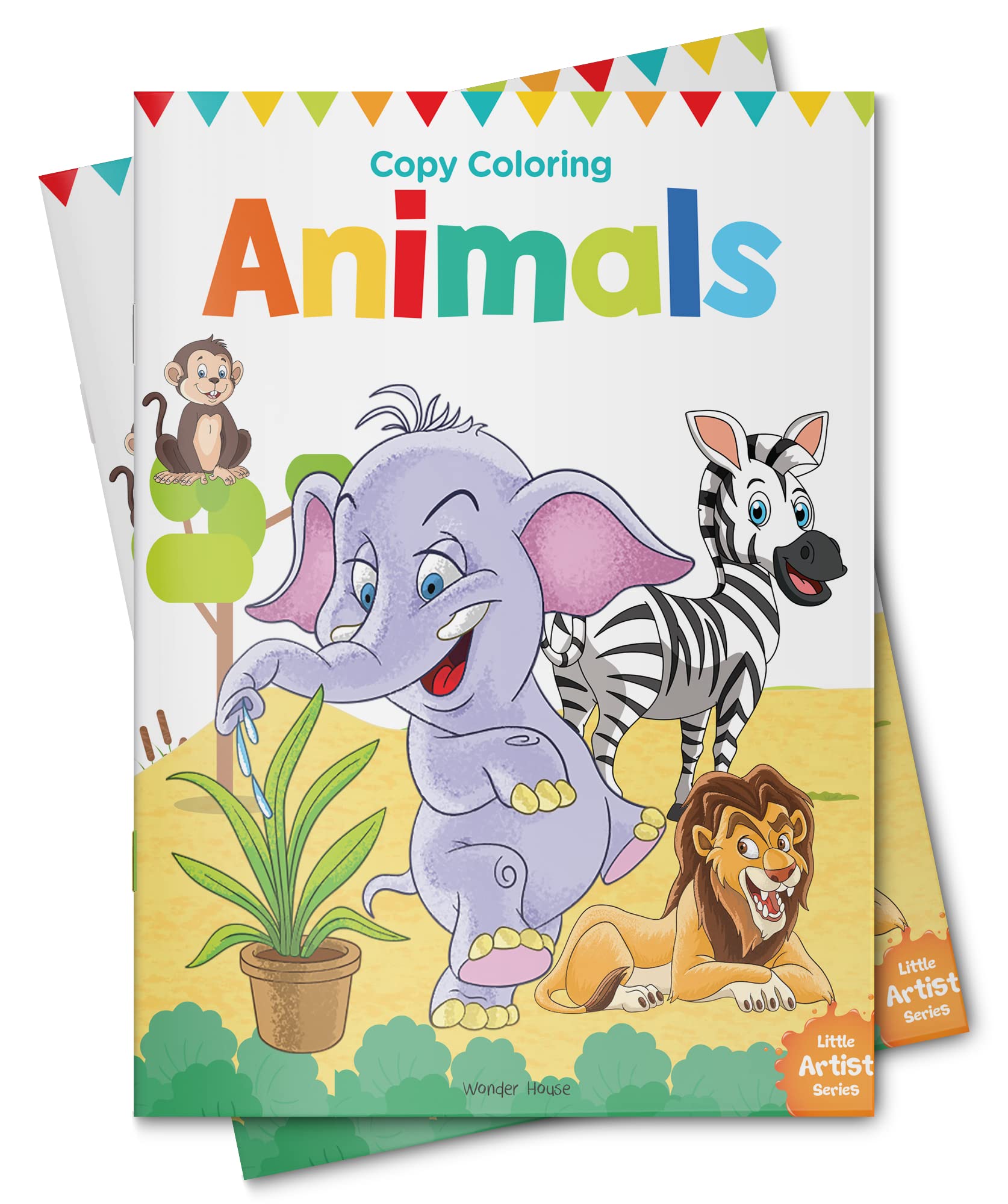 Little Artist Series Animals: Copy Colour Books – Book Mart W.L.L