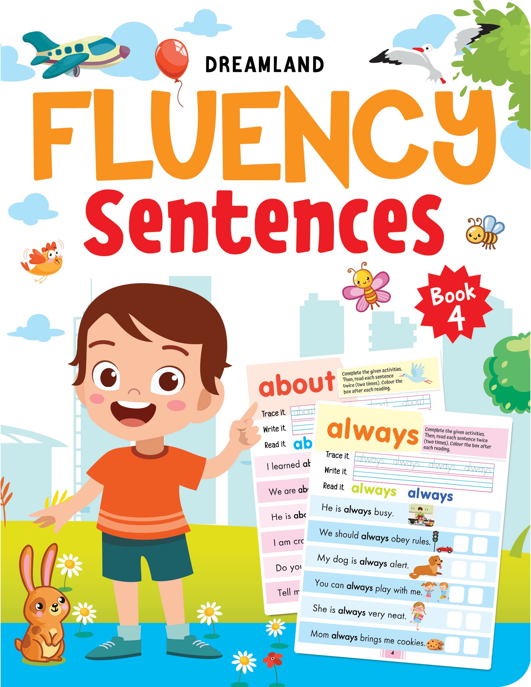 Fluency Sentences Book 4 for Children Age 4 -8 Years – Book Mart W.L.L