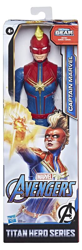 Hasbro Avengers Titan Hero Captain Marvel 12-Inch Action Figure — Book ...