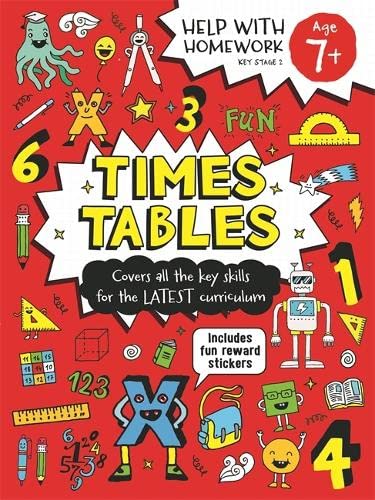 Help With Homework: Age 7+ Times Tables – Book Mart W.L.L