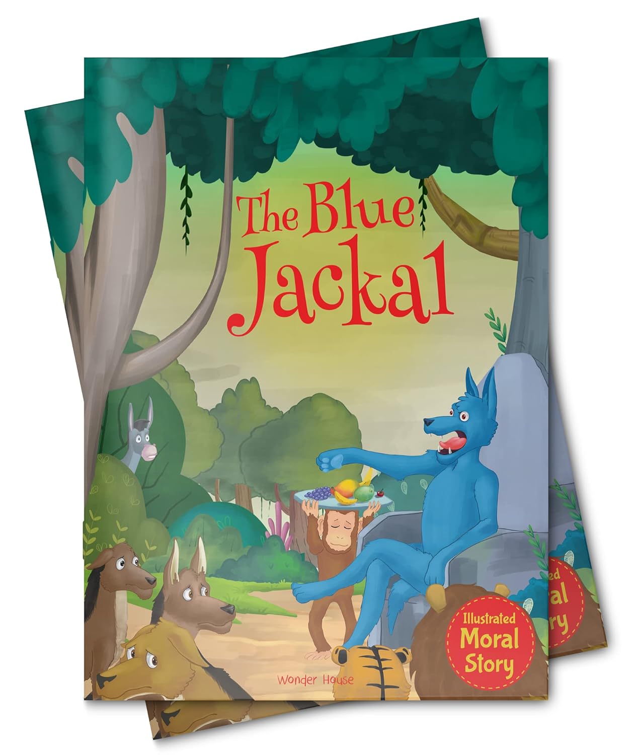The Blue Jackal - Illustrated Moral Story for Children – Book Mart W.L.L