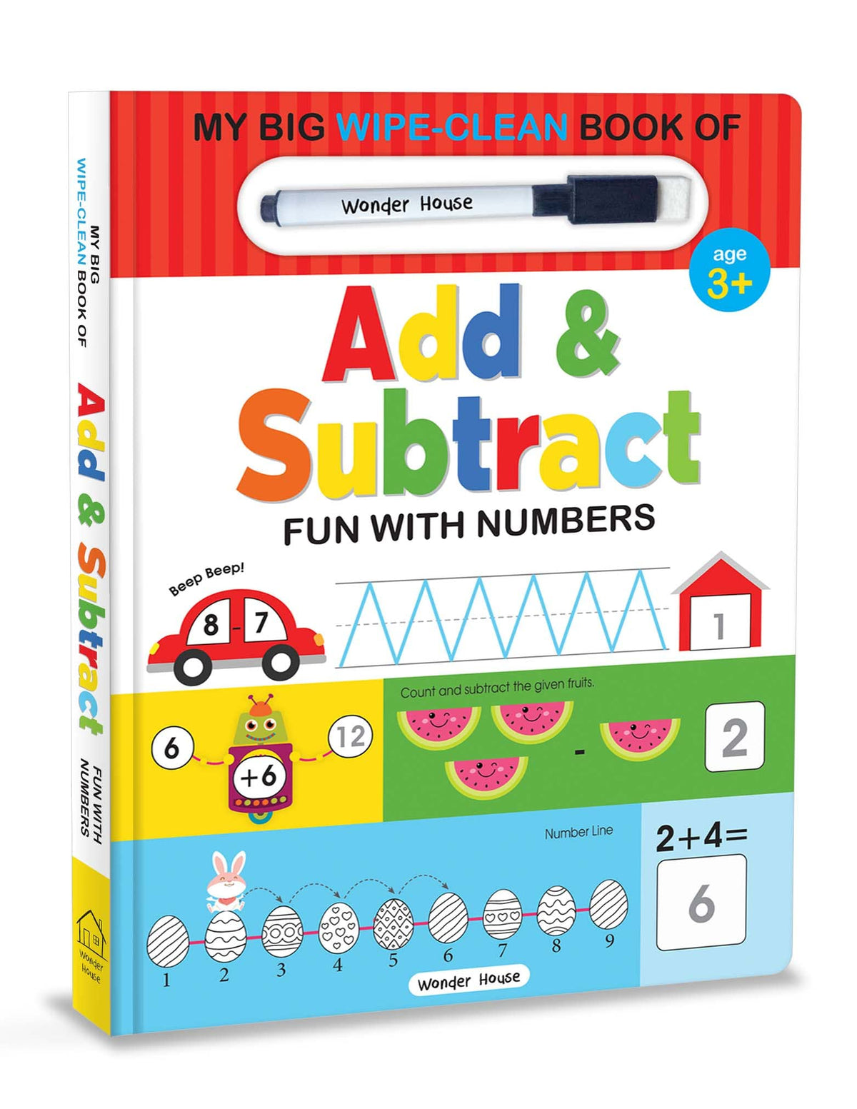 My Big Wipe And Clean Book of Add And Subtract : Fun With Numbers Boar ...