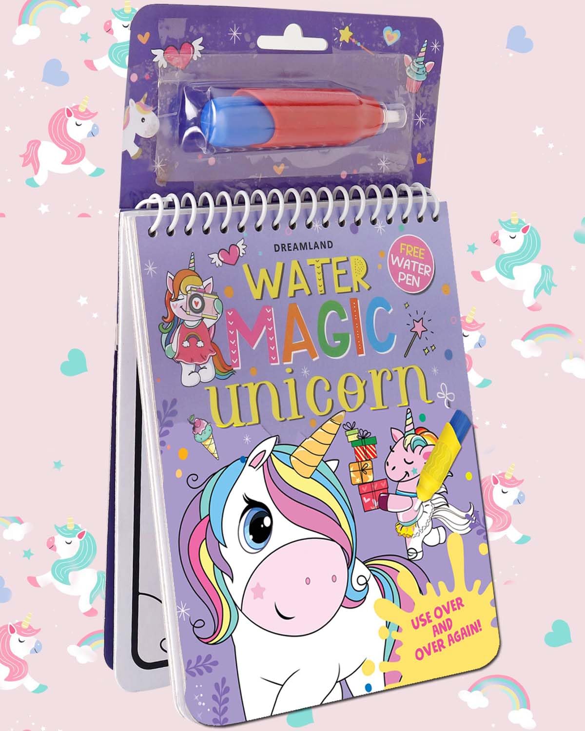 Water Magic Unicorn- With Water Pen – Book Mart W.L.L