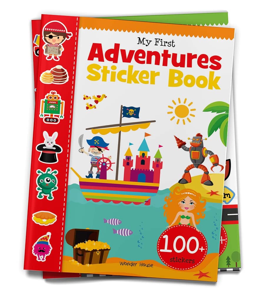 My First Adventures Sticker Book: with 100+ Stickers — Book Mart W.L.L