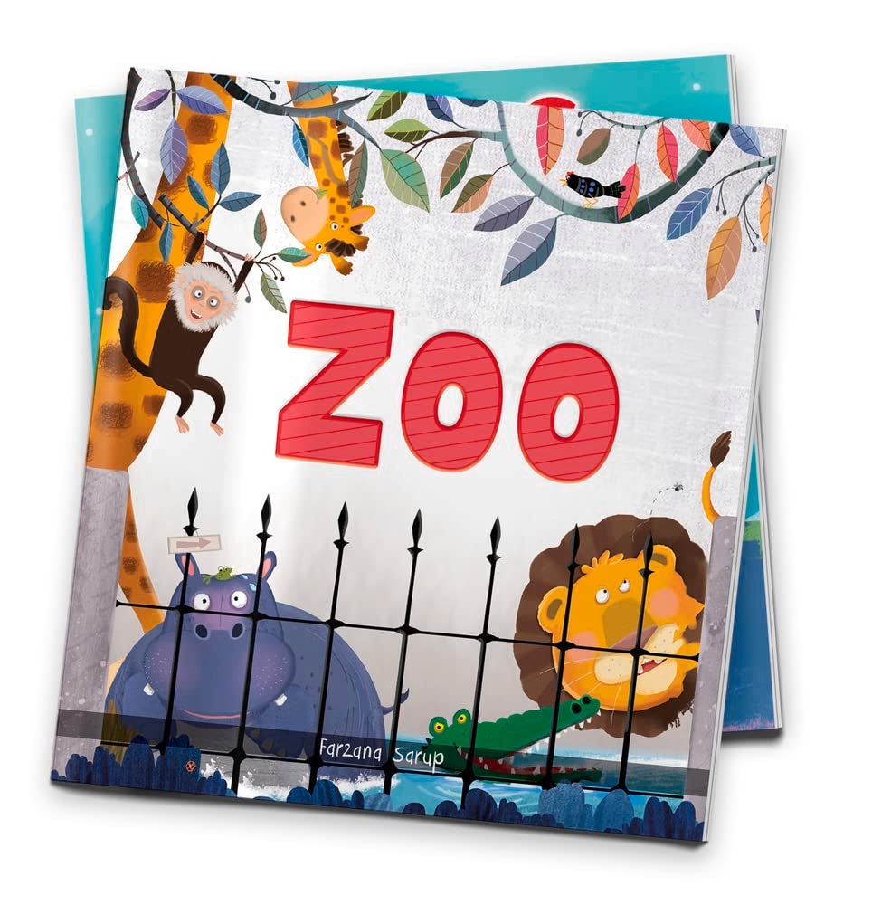 Zoo: Illustrated Book On Zoo Animals – Book Mart W.L.L