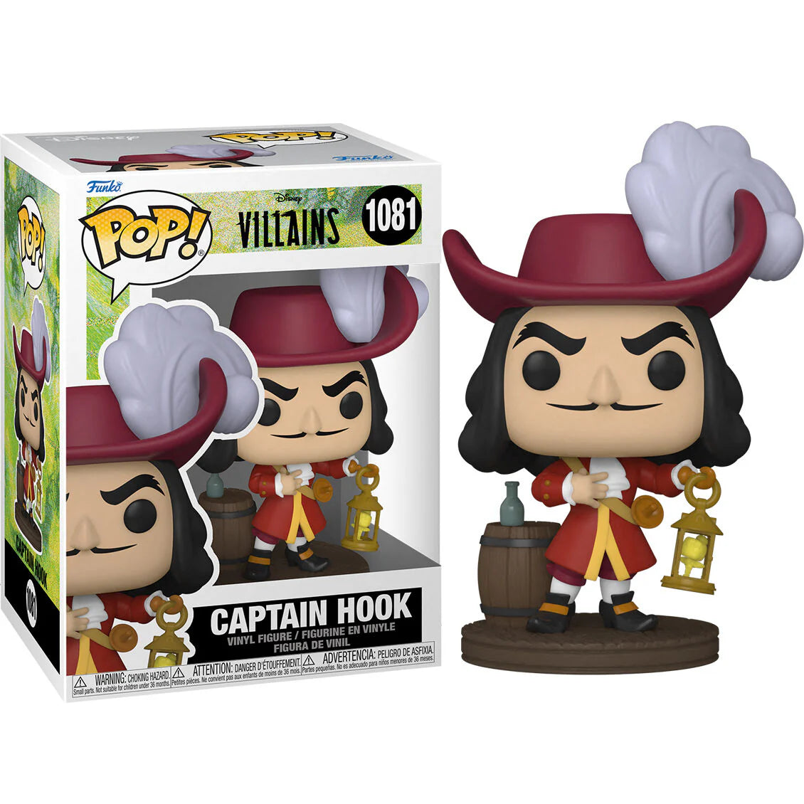 Pop! Disney: Villains- Captain Hook — Book Mart W.L.L