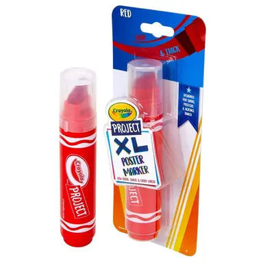 Crayola - Project XL Poster Marker Red — Book Mart W.L.L