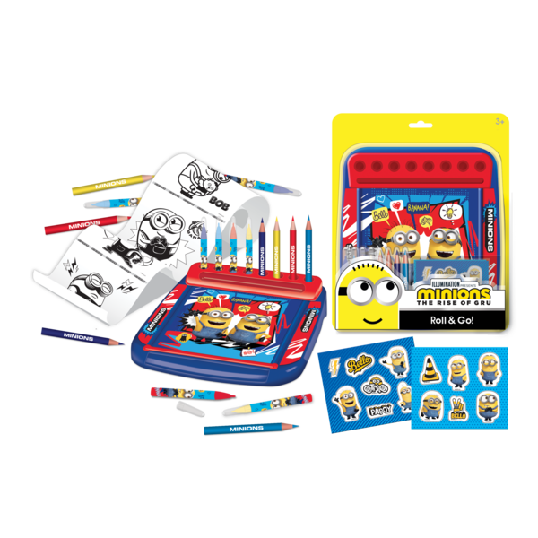 Minions: The Rise of Gru - Roll and Go Coloring — Book Mart W.L.L