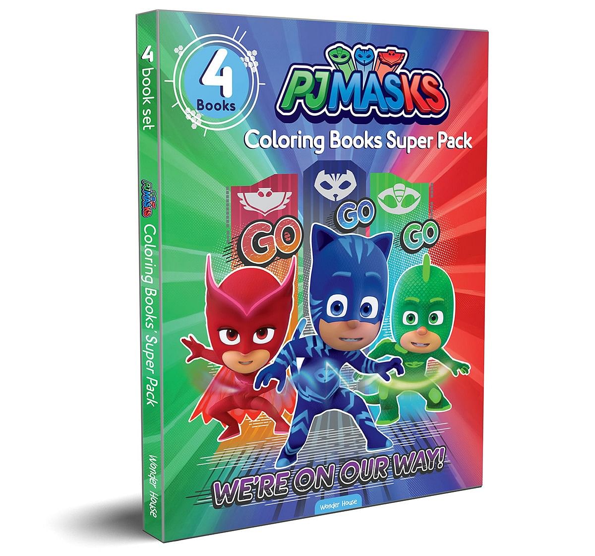 PJ Masks Coloring Books Super Pack (Set of 4 Books) – Book Mart W.L.L