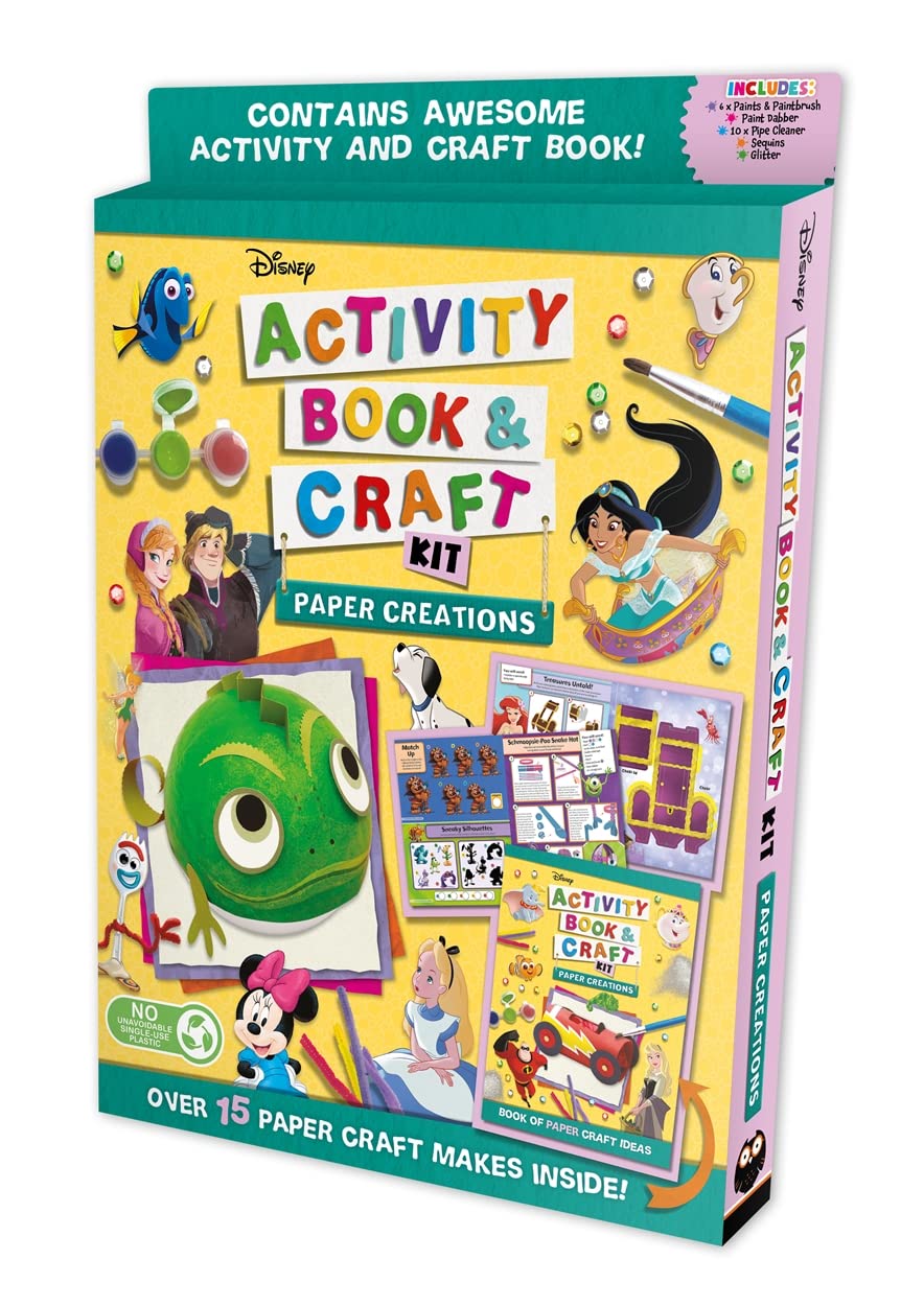 Disney: Activity Book & Craft Kit Paper Creations – Book Mart W.L.L