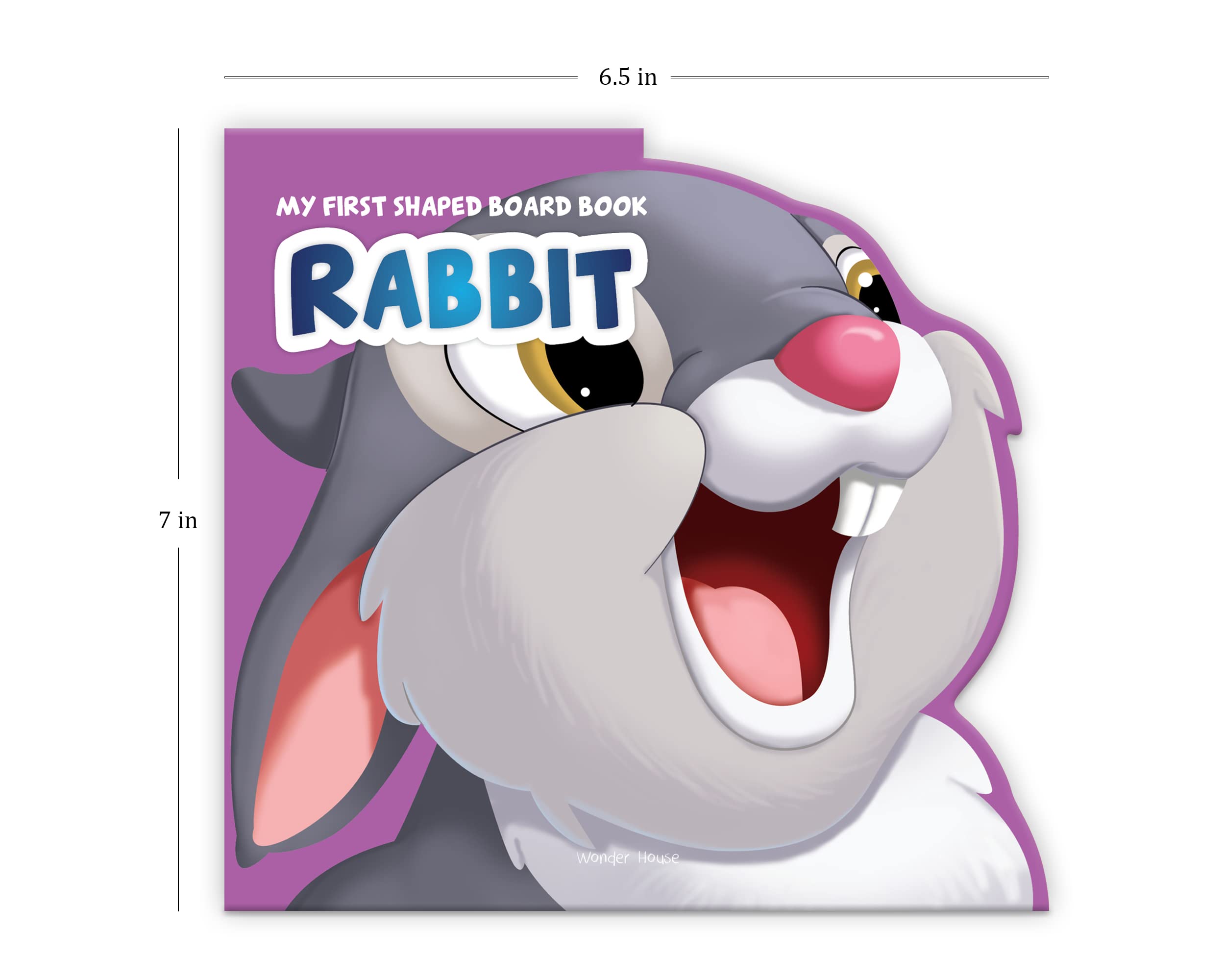 My First Shaped Board Book - Rabbits – Book Mart W.L.L