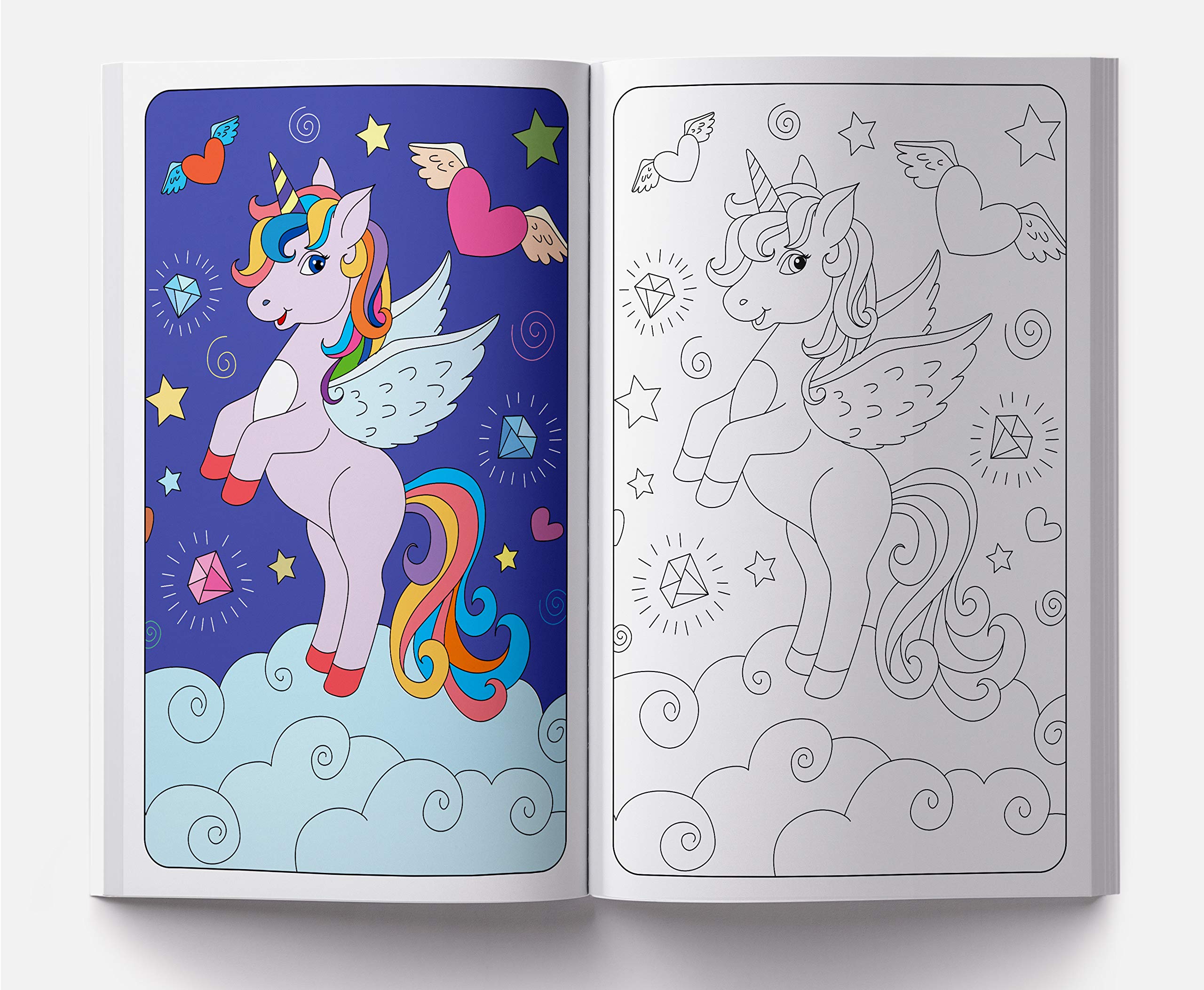 It's Ok To Be A Unicorn Coloring book - Giant book series – Book Mart W.L.L