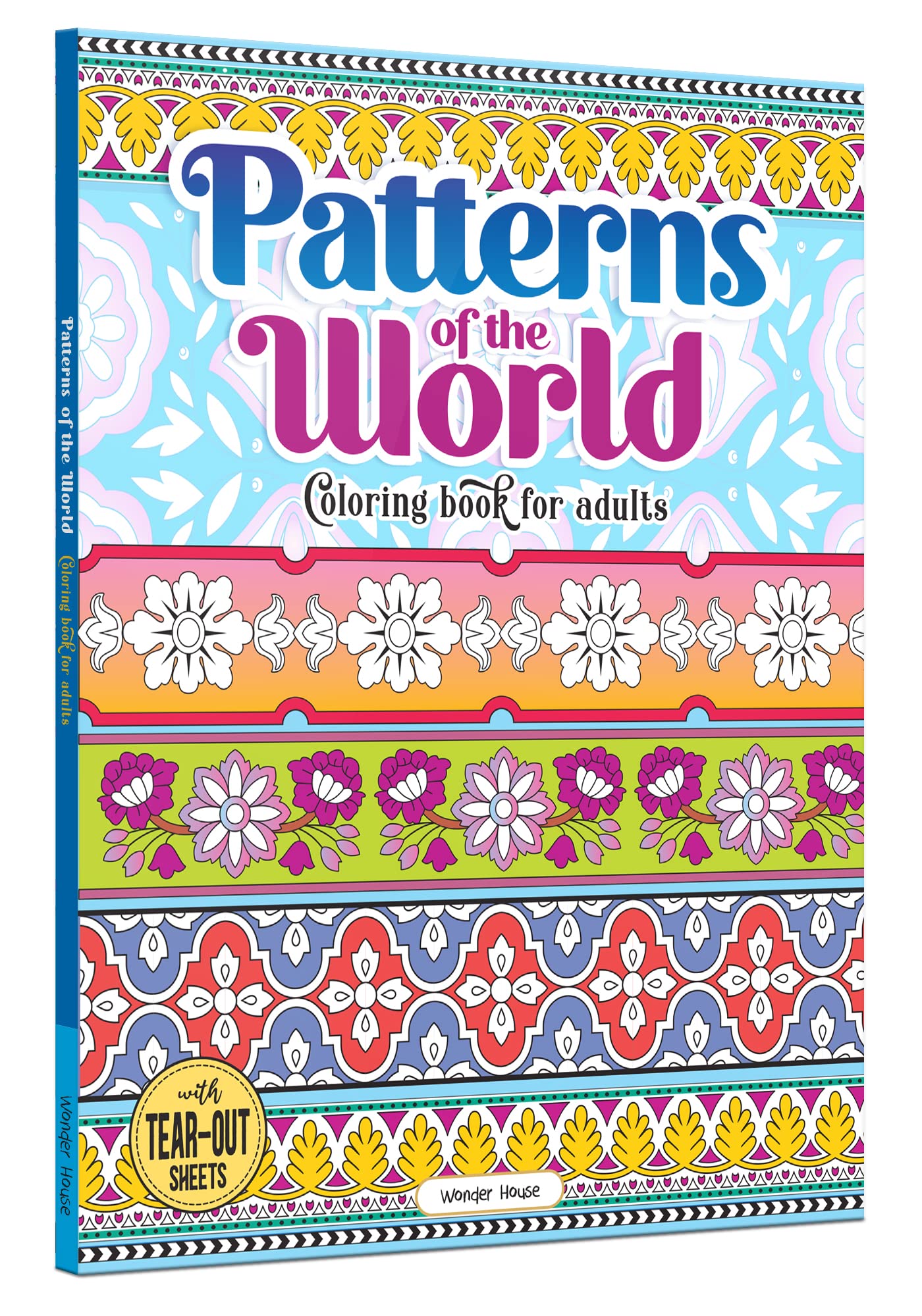Patterns Of The World Coloring Book For Adults – Book Mart W.L.L