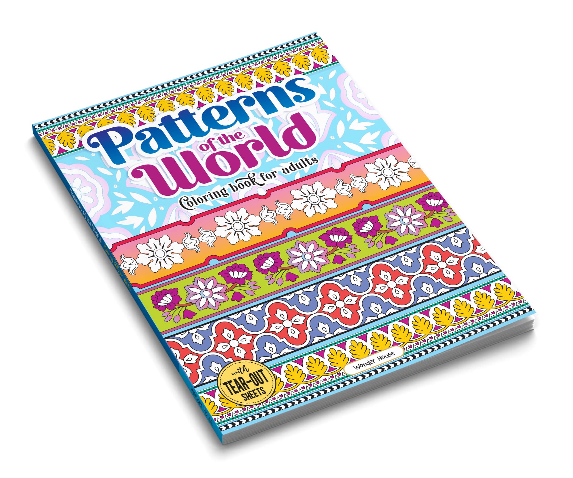 Patterns Of The World Coloring Book For Adults – Book Mart W.L.L