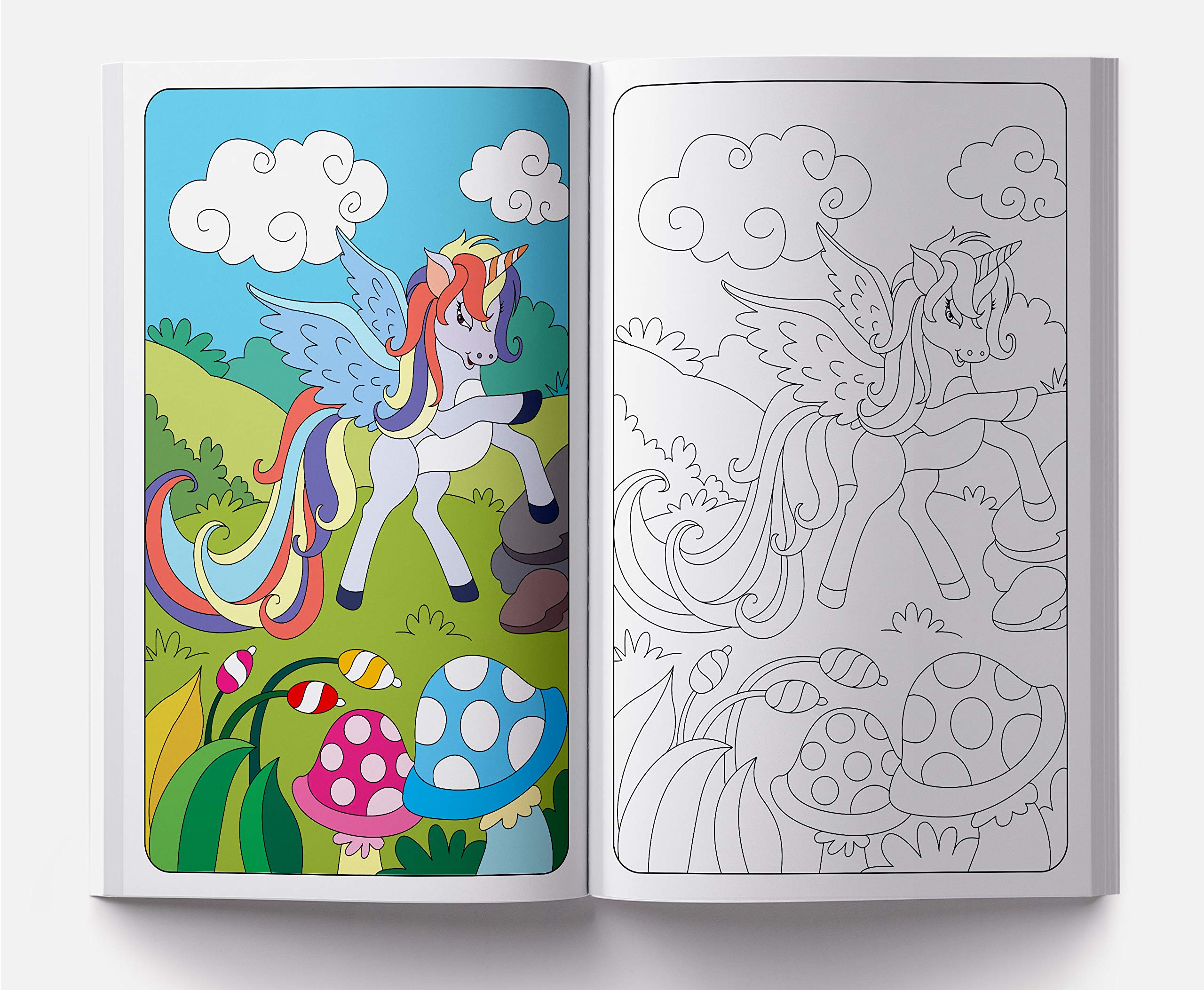 It's Ok To Be A Unicorn Coloring book - Giant book series – Book Mart W.L.L