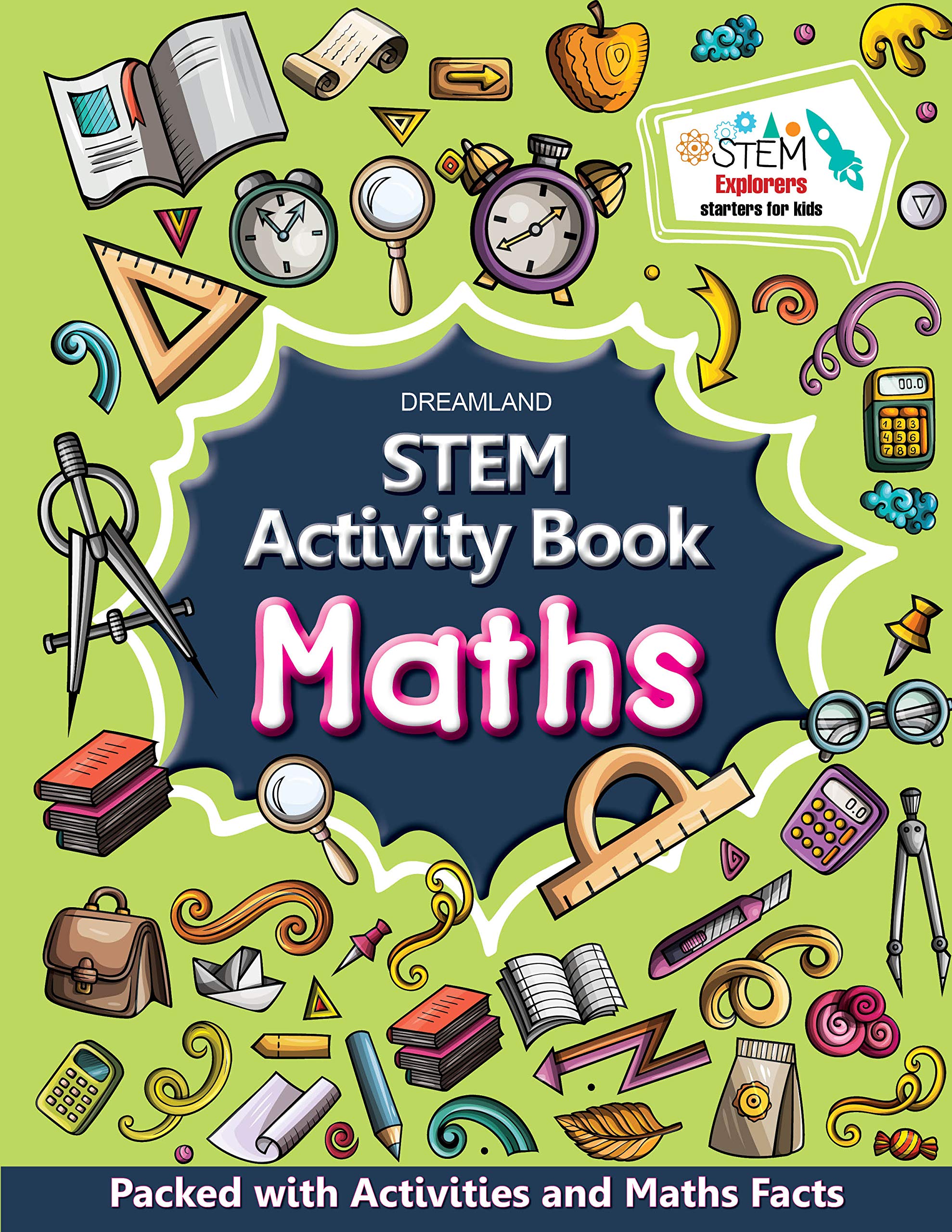 STEM Activity Book Maths Packed with Activities and Maths Facts| Paper ...