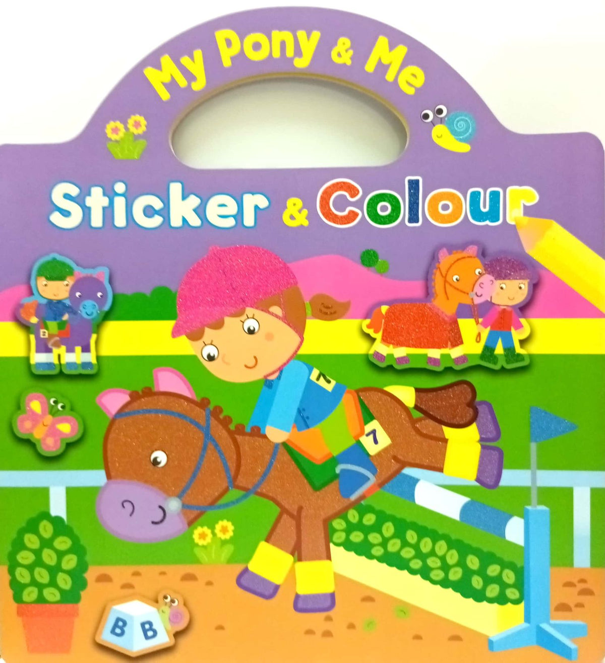 My Pony & Me: sticker & color — Book Mart W.L.L