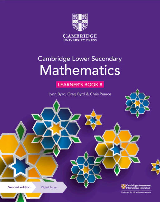 Cambridge Lower Secondary Mathematics Learner's Book 8 with Digital Ac ...