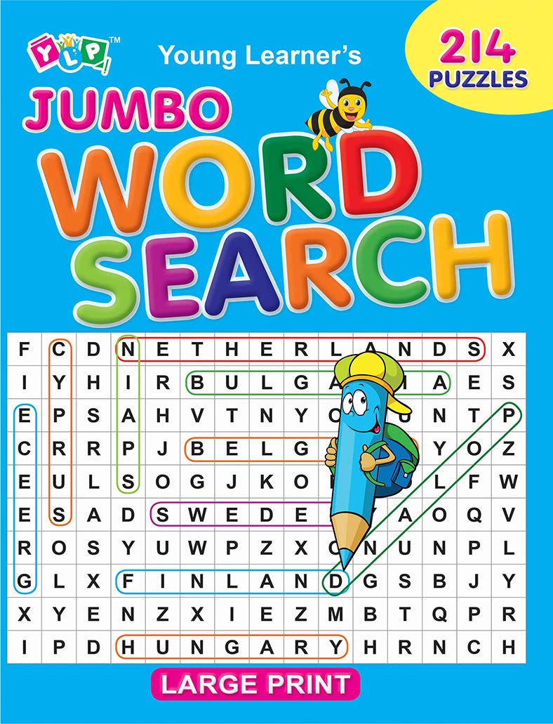 Young Learner's Jumbo Word Search - 214 Puzzles (Large Print) — Book ...