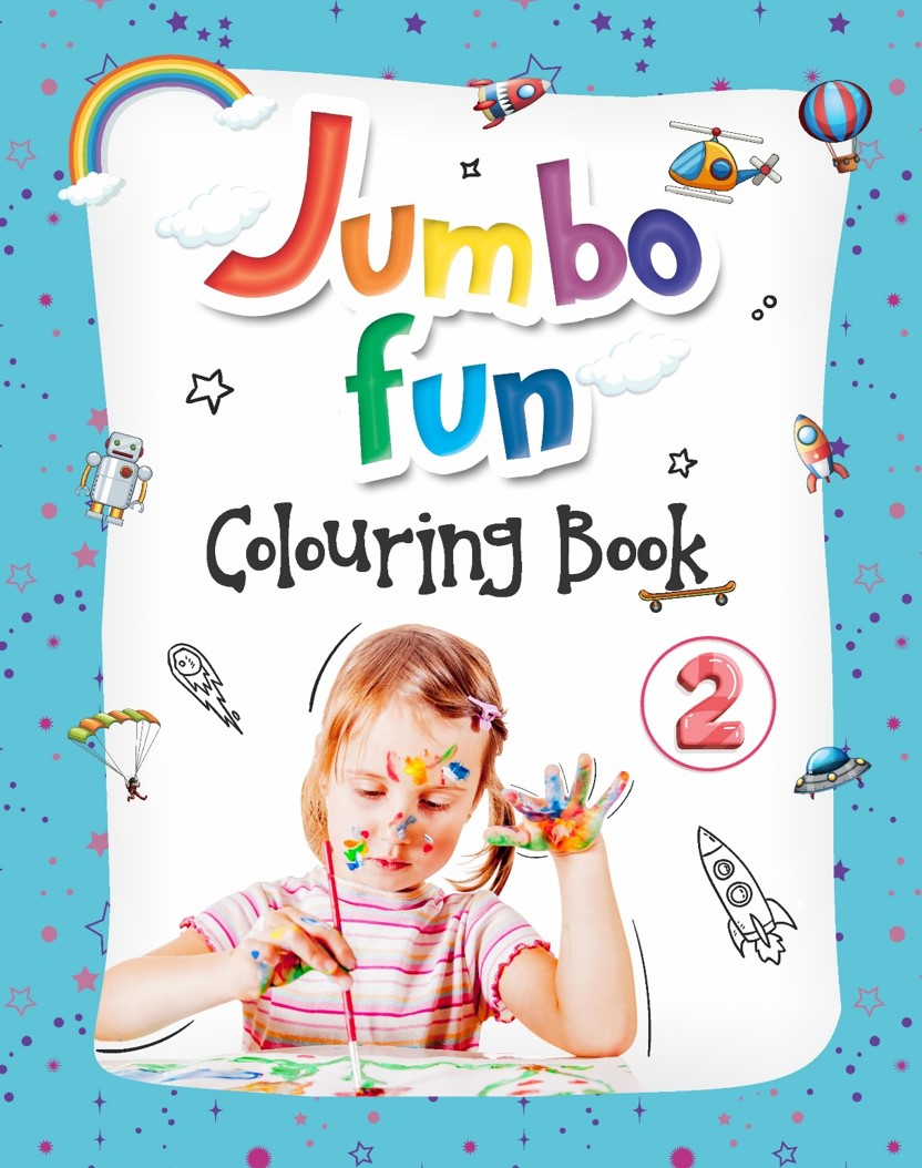 Jumbo Fun Coloring Book 2 – Book Mart W.L.L