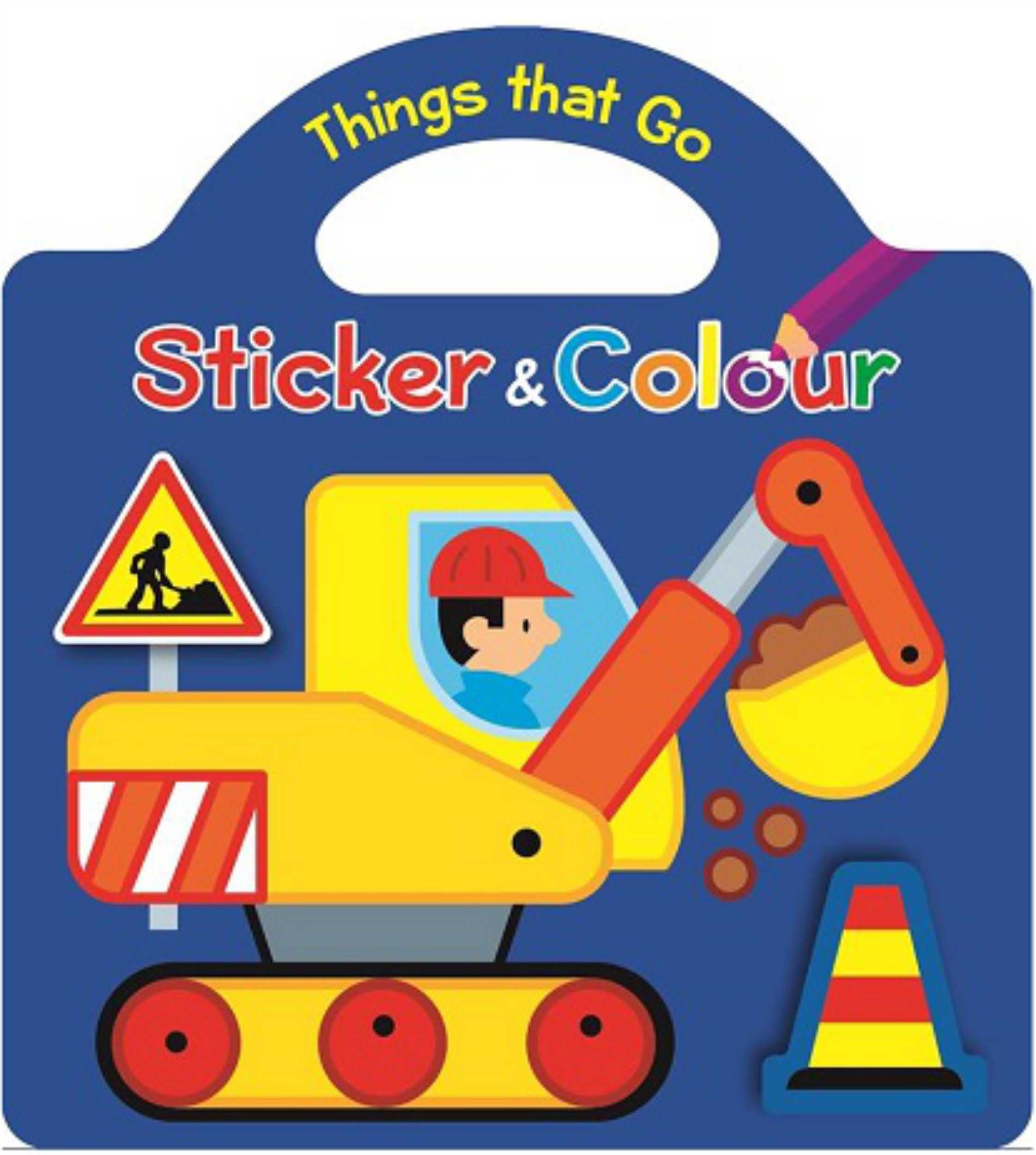 Things That go - Sticker & Colour Book 2 – Book Mart W.L.L